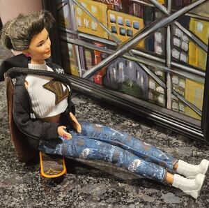 Louis Vuitton | Toys | Louis Vuitton Barbie Doll Wupcycled Outfit Purse ...